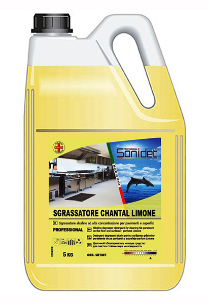 SANIDET PROFESSIONAL | SGRASSATORE CHANTAL LIMONE - 5 KG